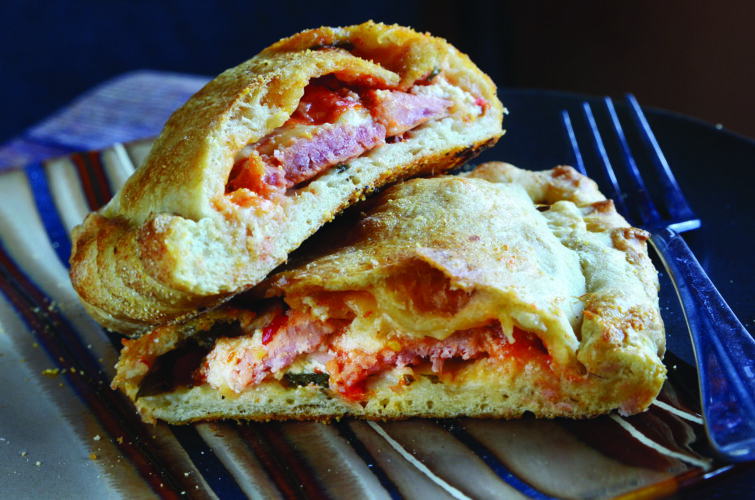 Ham and Pepperoni Calzone Recipe - Grit